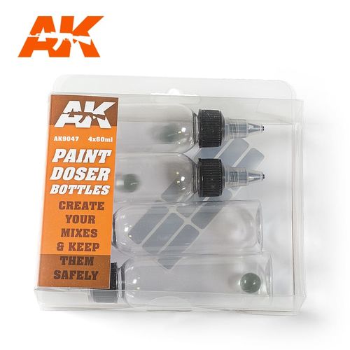 AK-Interactive 9047 Paint Doser Bottles