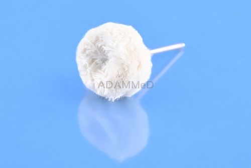 Adammed A013-E Szczotka do polerowania na uchwycie - baranek (bawełna) 21mm