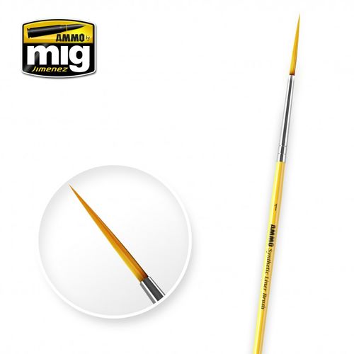 AMMO of Mig Jimenez A.MIG 8591 Synthetic Liner Brush 1