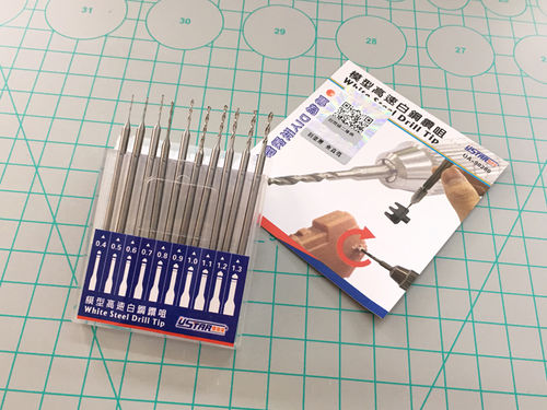 U-Star 90280 White Steel Drill Tip set 10 in 1