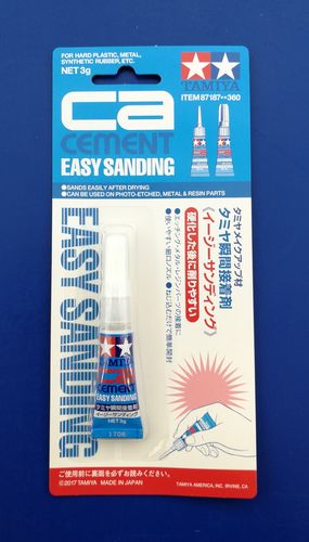 Tamiya 87187 Tamiya CA Cement (Easy Sanding)