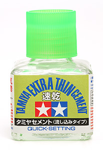 Tamiya 87182 Klej Extra Thin 40 ml - szybkoschnący (Tamiya Extra Thin Cement (Quick-Setting)