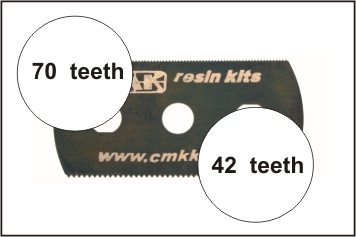 CMK KH1004 Ultra smooth and extra smooth saw (2 sides) 5pcs