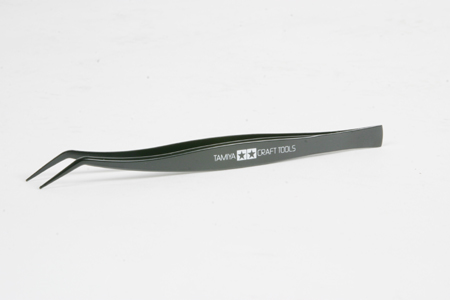 Tamiya 74003 Angled Tweezers - MK803