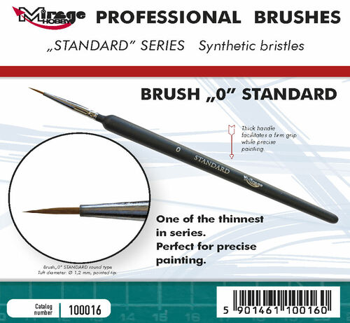 Mirage-Hobby 100016 Brush "0" STANDARD