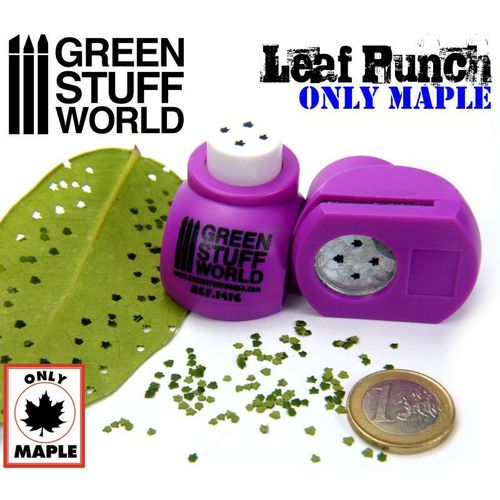 Green Stuff World 1416 Miniature Leaf Punch MEDIUM PURPLE