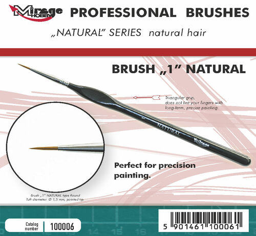 Mirage-Hobby 100006 Brush "1" NATURAL