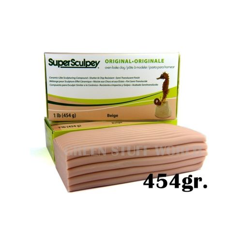 Green Stuff World 1029 Super Sculpey Beige 454gr