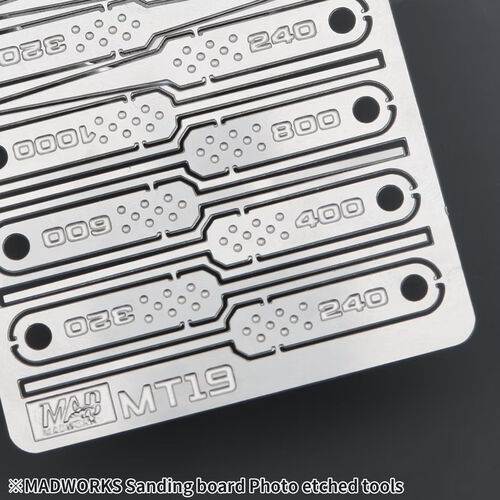 Madworks MT-19 Sanding Board Photo-Etched Tools(Micro) very details, suitable for warhammer