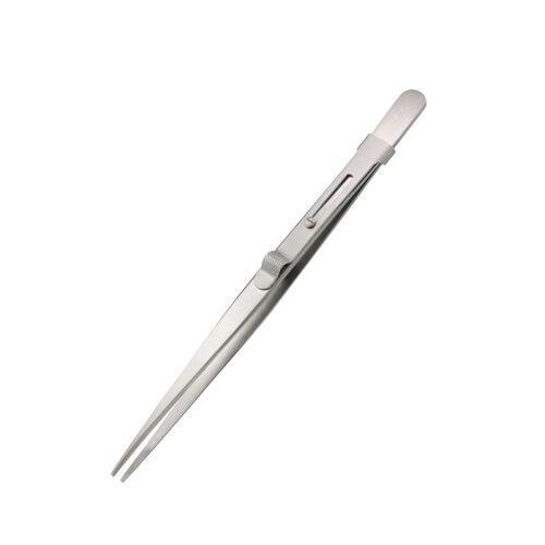Shesto PTW1093-FR Fine Serrated Locking Tweezers