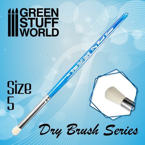 Green Stuff World 2954 Dry Brush - Size 5 BLUE SERIES