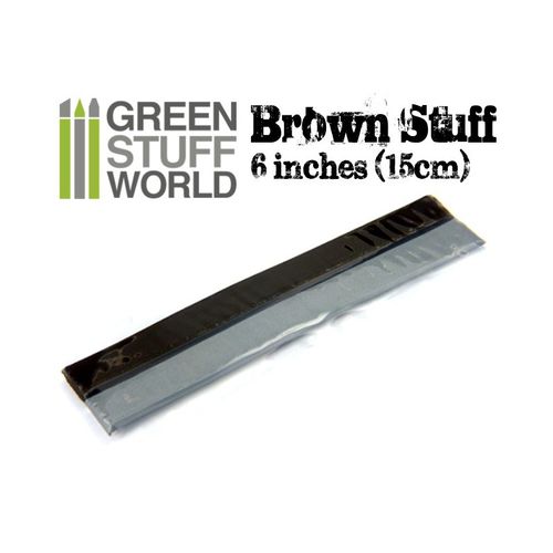 Green Stuff World 9227 BROWN Stuff Kneadatite 15cm (6inches)