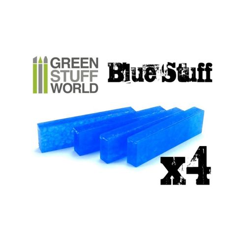 Green Stuff World 9015 Blue Stuff Molds (4 bars)