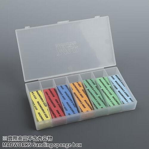 Madworks SSB-001 White Sanding Sponge Box (NOT Contains Sanding Sponges)