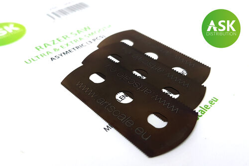 Art Scale Kit T0003 ASK Razor Saw - ultra and extra smooth asymmetric 70/43 teeth 3 pc.