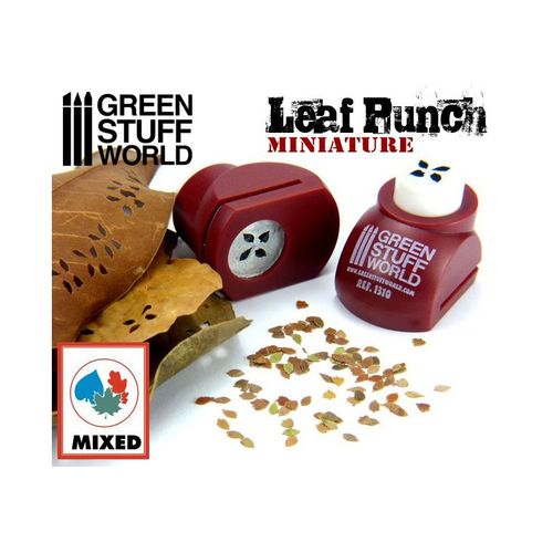 Green Stuff World 1310 Leaf Punch RED