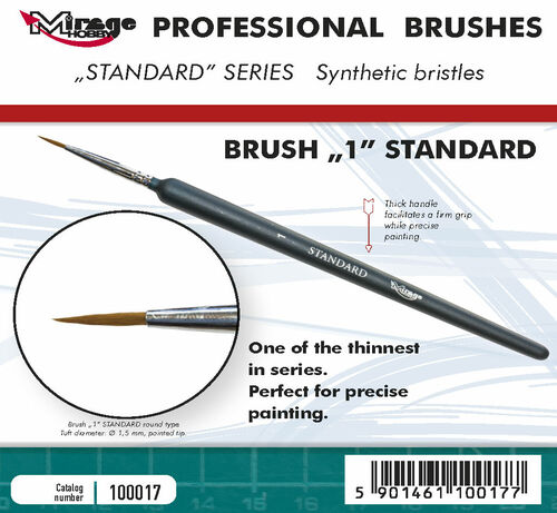 Mirage-Hobby 100017 Brush "1" STANDARD