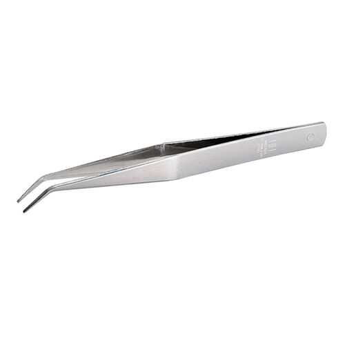 MINESHIMA F5 AA Angled Tweezers (125 mm)