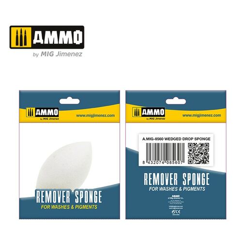 AMMO of Mig Jimenez 8560 Wedged Drop Sponge