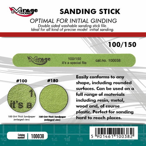 Mirage-Hobby 100038 Sanding Stick 100/150