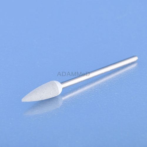 Adammed D7C Gumka do polerowania gruboziarnista biała Ø5,6/15 mm