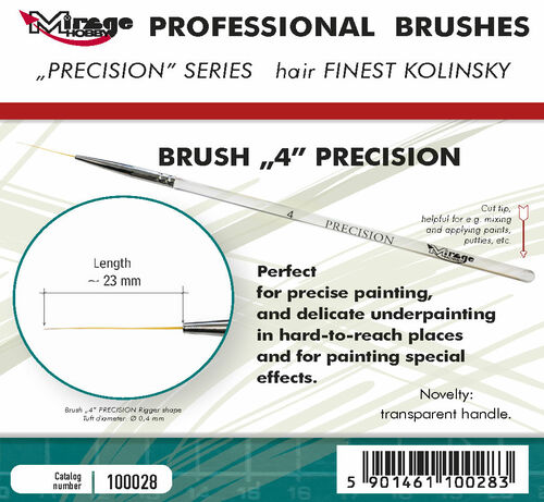 Mirage-Hobby 100028 Brush "4" PRECISION KOLINSKY