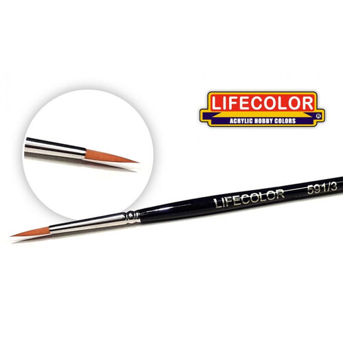 Life Color TA5913 Synthetic brush long hair 3