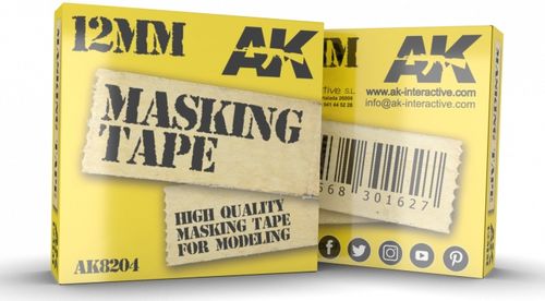 AK-Interactive 8204 Masking Tape 12mm