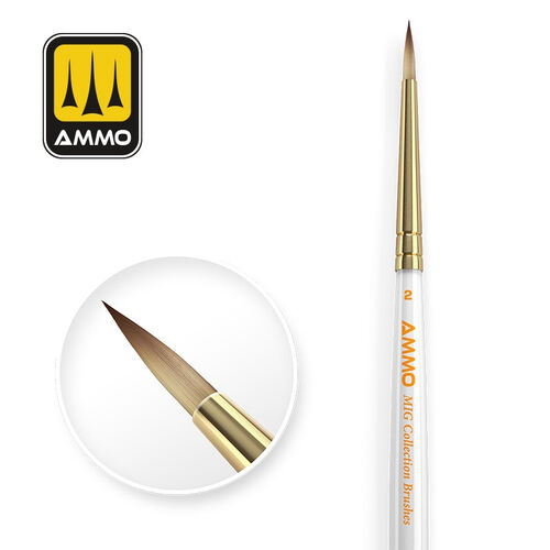 AMMO of Mig Jimenez 8716 AMMO MIG Collection Brushes Conical O2