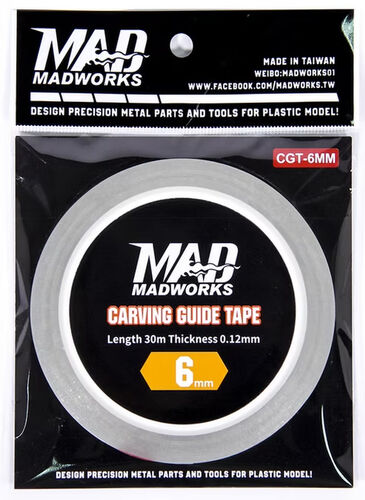 Madworks CGT-6MM Carving Guide Tapes 6 mm (1 piece)