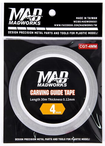 Madworks CGT-4MM Carving Guide Tapes 4 mm (1 piece)