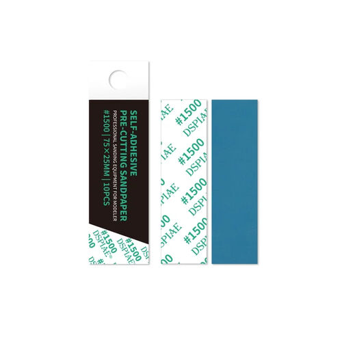DSPIAE 56573 DSP-1500 Reusable Self-Adhesive Sandpaper #1500 75mm x 25mm (10pcs)