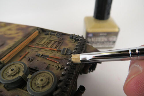 Mr.Hobby MB-30 Mr.Weathering Brush Set Hard