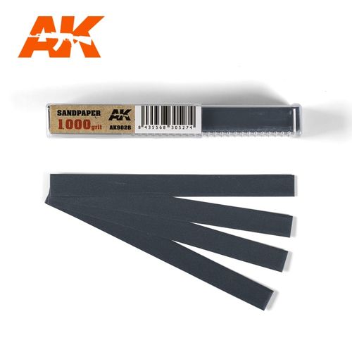 AK-Interactive 9026 Sandpaper Grain 1000 (Wet)