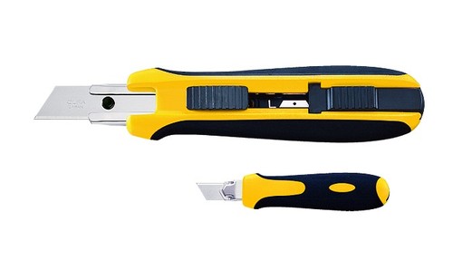 Olfa UTC1 HandSaver Cushion Grip Retractable Auto-Lock Utility Safety Knife (UTC-1)