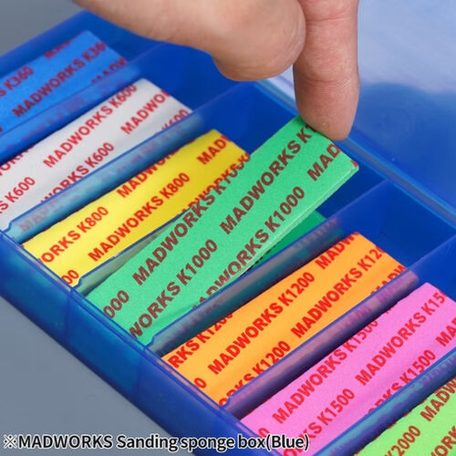 Madworks SSB-003 Blue Sanding Sponge Box (NOT Contains Sanding Sponges)