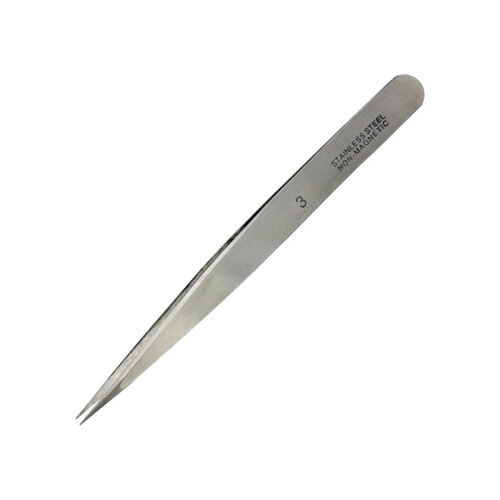 Shesto PTW2185-3 Fine Stainless Steel Tweezers (120 mm)