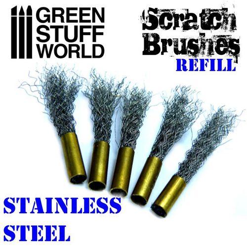 Green Stuff World 1652 STEEL Refill for Scratch Brush