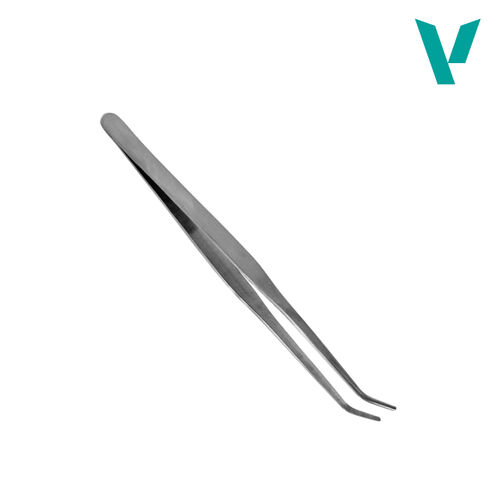 Vallejo T12009 Curved Tip Stainless Steel Tweezers (175mm)