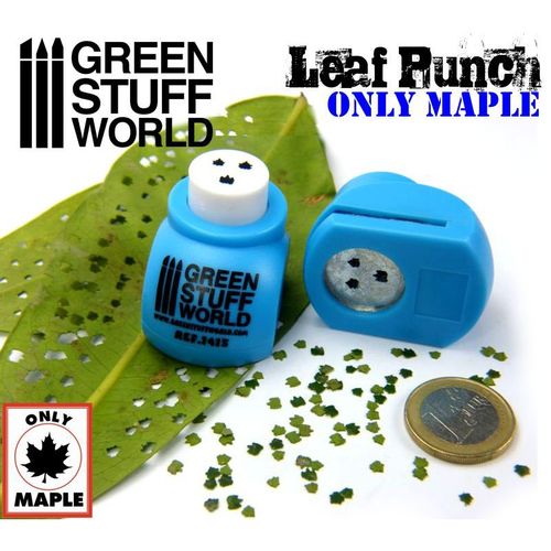 Green Stuff World 1415 Leaf Punch Medium Blue