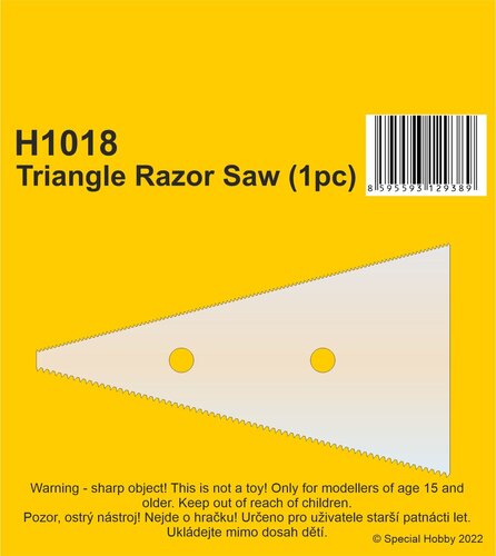 CMK H1018 Triangle Razor Saw (1pc)