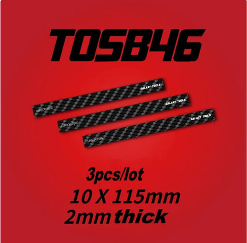 Galaxy-Model T05B46 Carbon Fiber Sanding Board 2 mm - 3 pcs (10 x 115 mm)