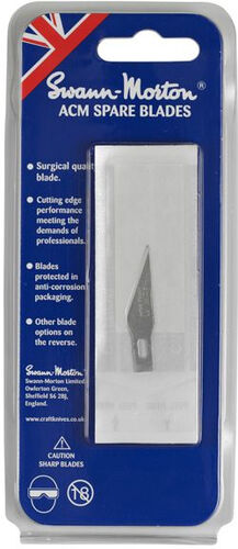 Swann Morton 9131 No.11 Blade to fit SWA-9105 No.1 handle in pack of 5 blades