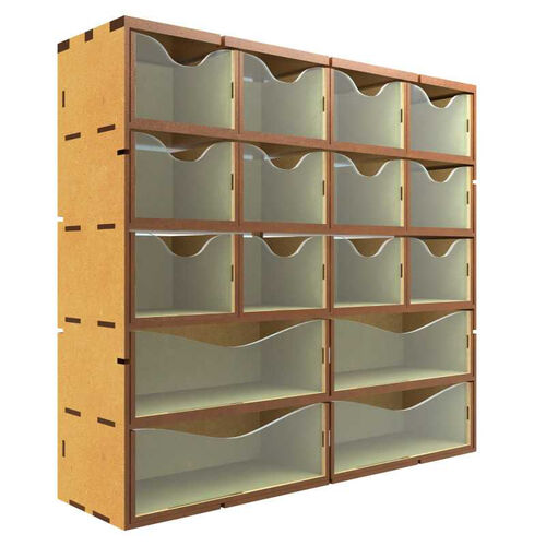 Green Stuff World 10960 MDF Vertical Rack with Drawers