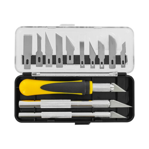 Shesto PKN3305-S Precision Craft Knife Set (3 Knives and 13 Blades)