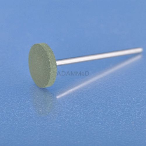 Adammed C6XF Gumka do polerowania metali wysoki połysk zielona Ø15/2,3 mm