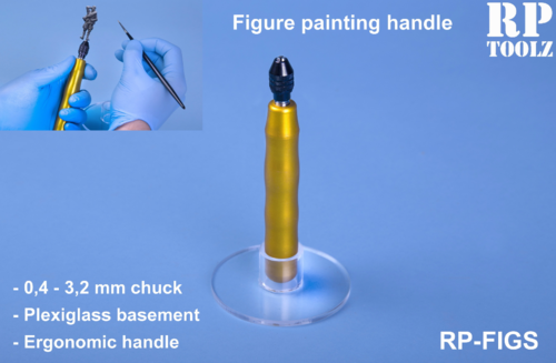 RP TOOLZ RP-FIGS Figure paiting handle with acrylic basement
