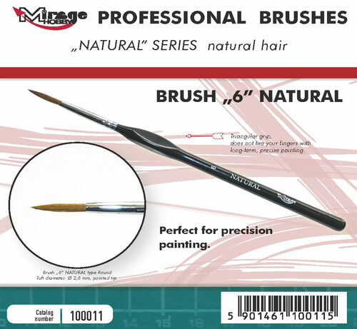 Mirage-Hobby 100011 Brush "6" NATURAL