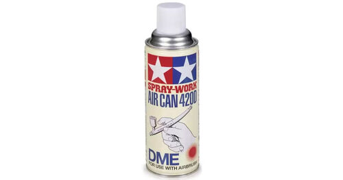 Tamiya 74516 Spray-Work Air Can 420D DME (For Use With Airbrush)