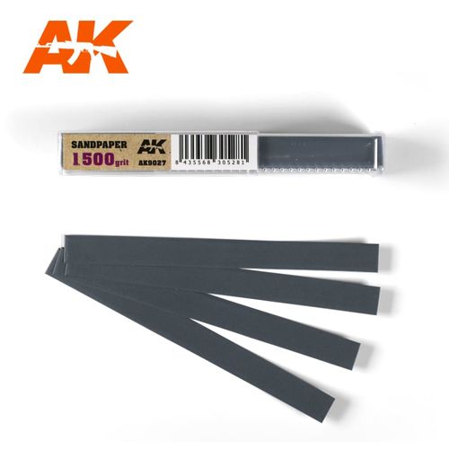 AK-Interactive 9027 Sandpaper Grain 1500 (Wet)